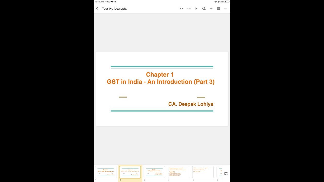 GST in India - An Introduction Part 3 - YouTube