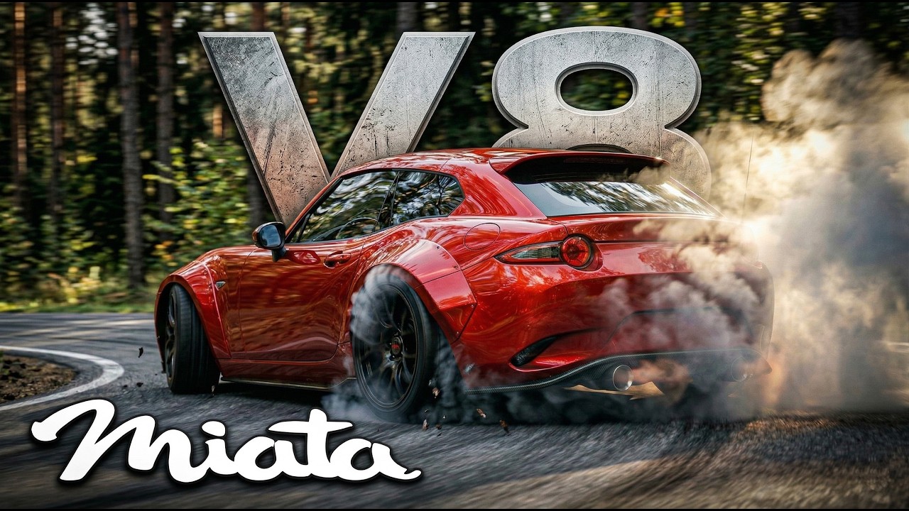 THE MIATA SHOOTING BRAKE CONCEPT: 5.0L V8 MX-5 - YouTube