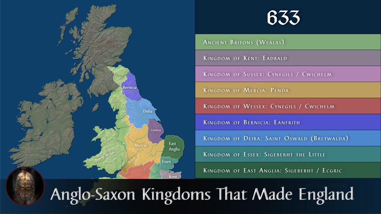The Anglo Saxon Kingdoms that made England | DiscoverMiddleAges - YouTube