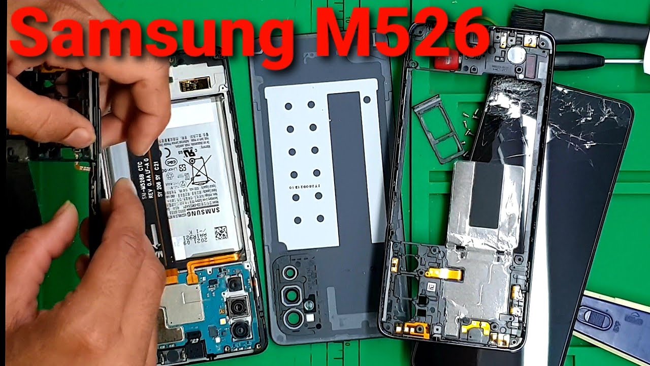 Samsung m526 total damage repair video // all parts change 100% ...
