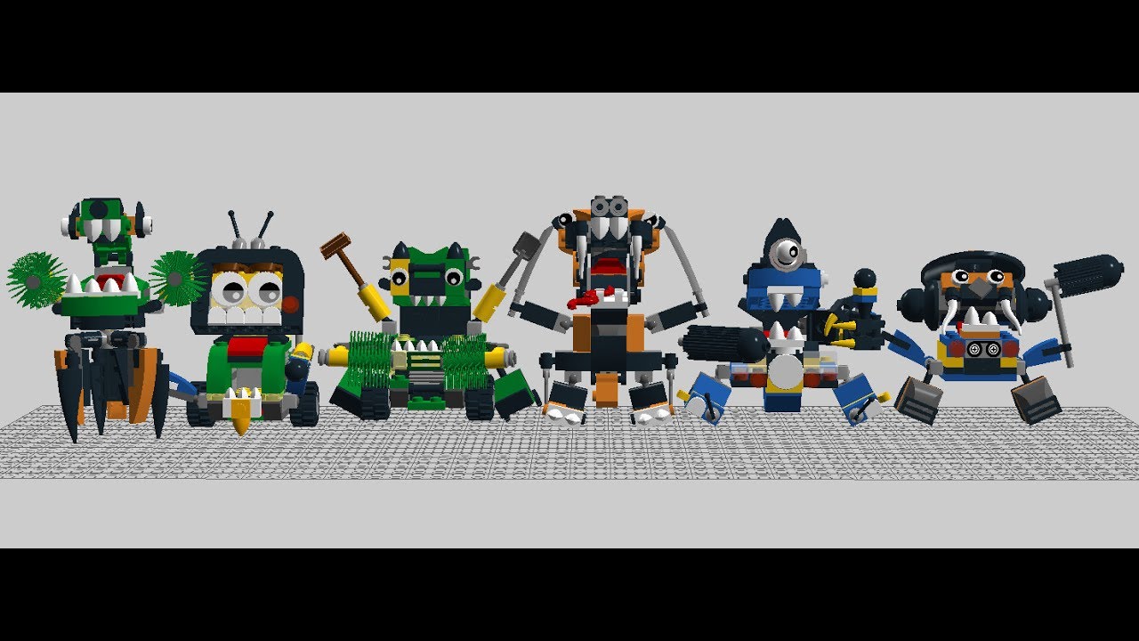 All Of The Lego Mixels Series 9 Combination Instructions From Lego ...