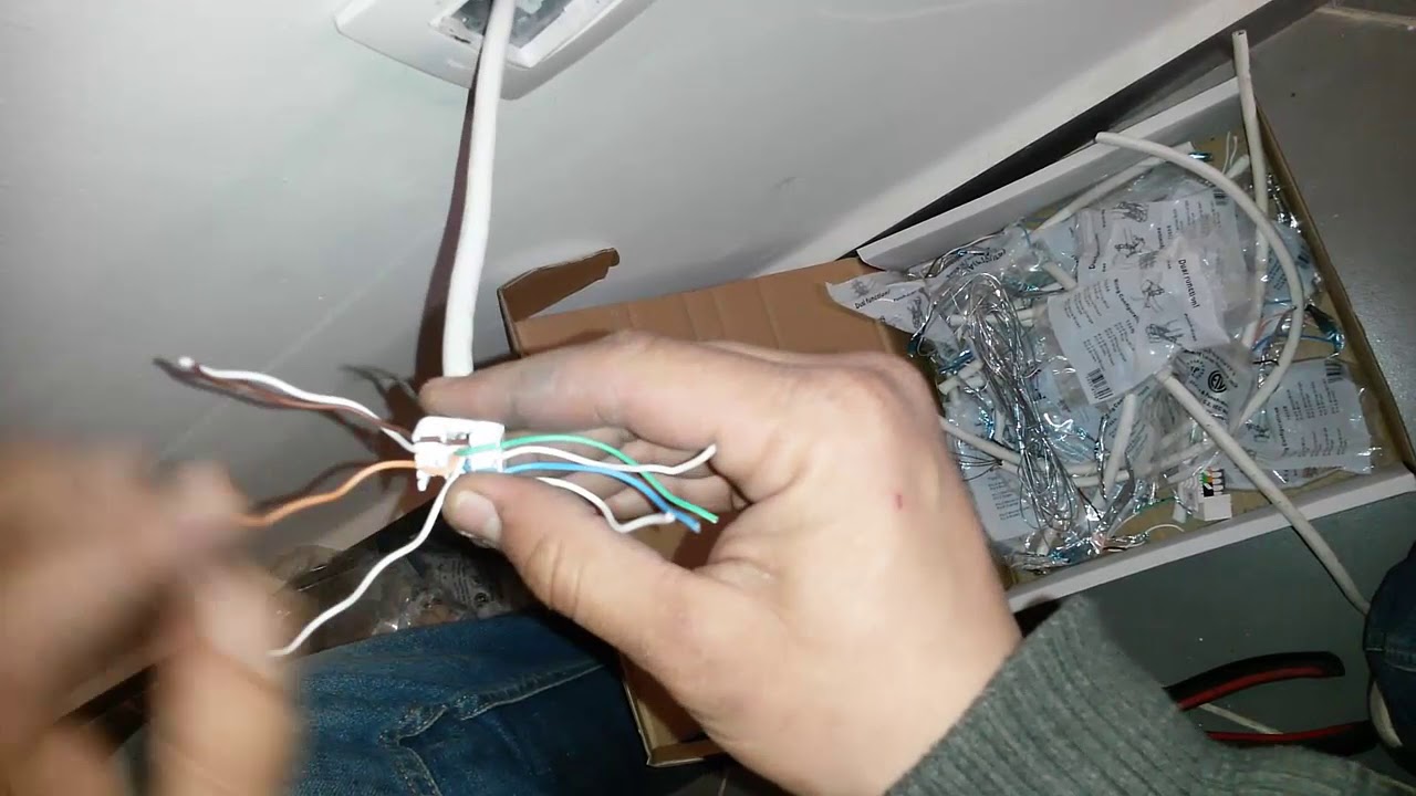 Branchement PRISE RJ45 Comment raccorder une PRISE RJ45 !!! NOYAU RJ45 ...