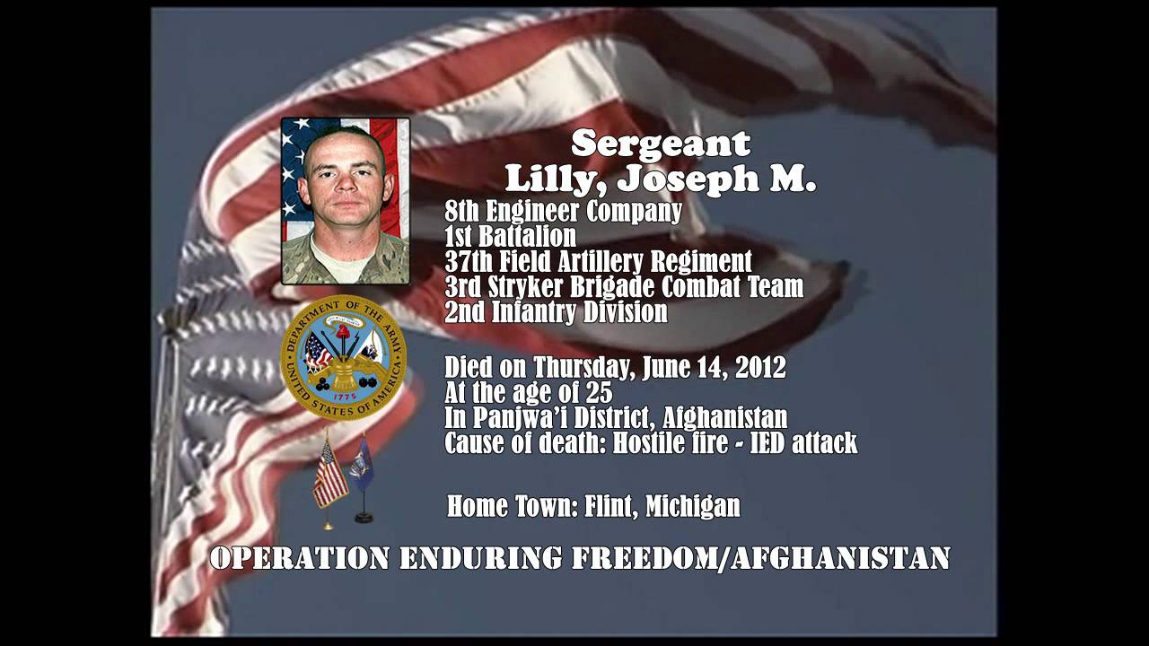 U.S. Army Memorial Tribute - Afghanistan War - U.S. Army Sergeant Lilly ...