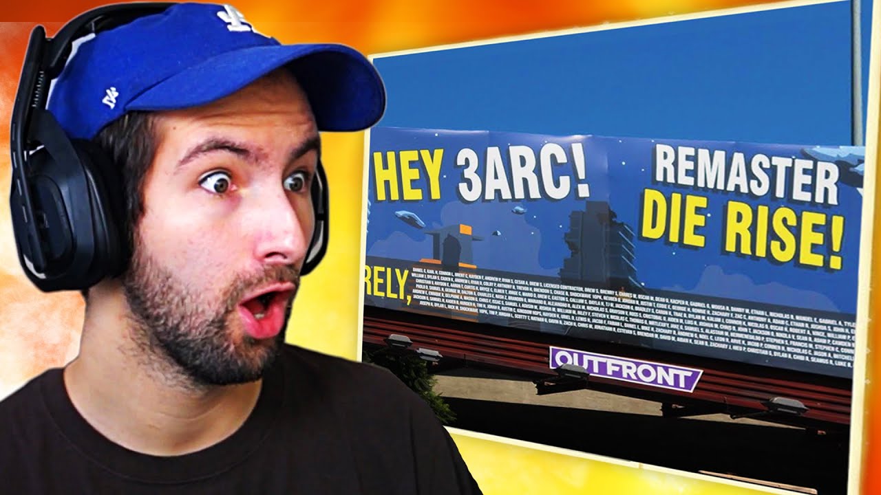 THE DIE RISE REMASTERED BILLBOARD IS REAL. - YouTube