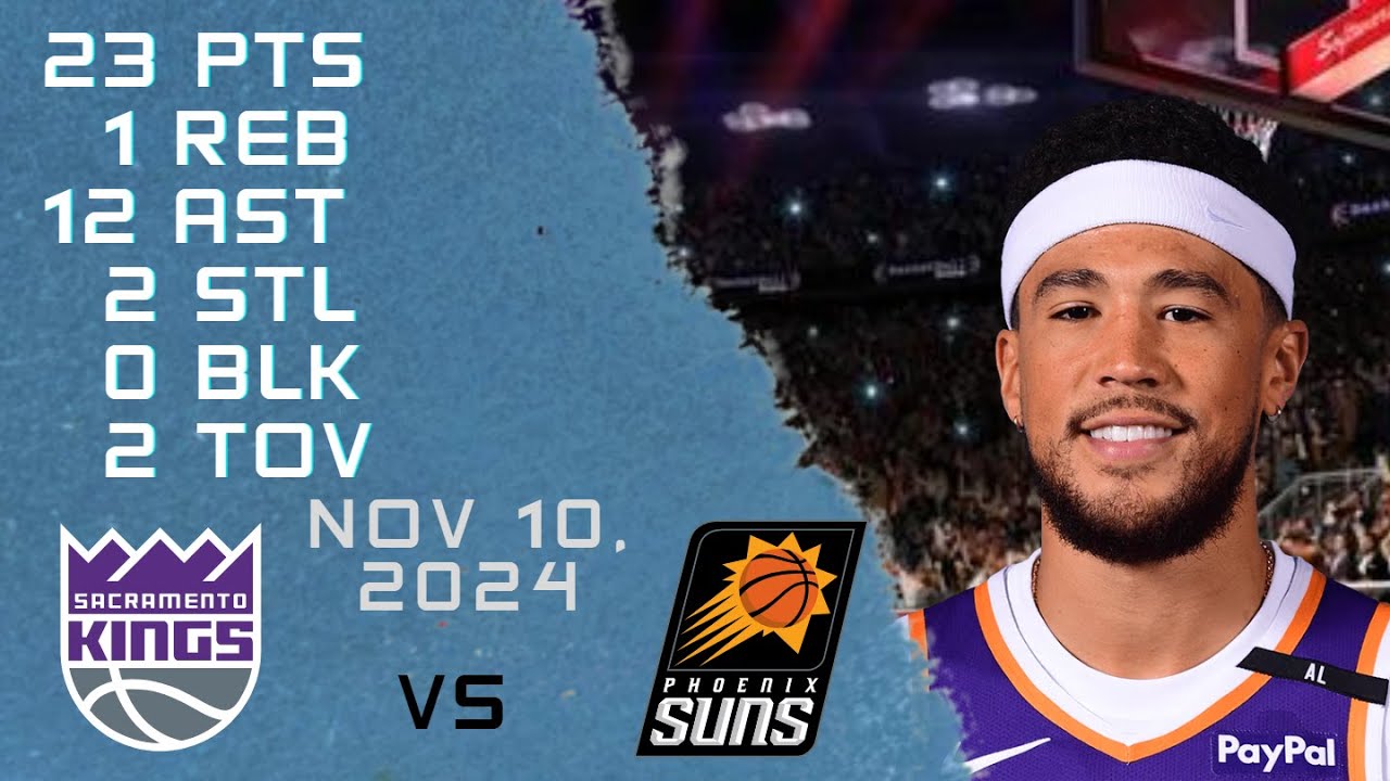 Devin Booker Player Full High Lowlights vs KINGS 10 11 2024 - YouTube