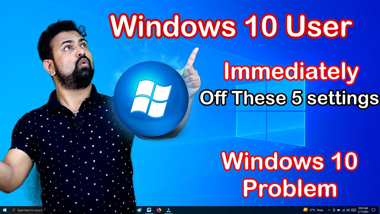 Windows 10 User Immediately Off this Setting - YouTube