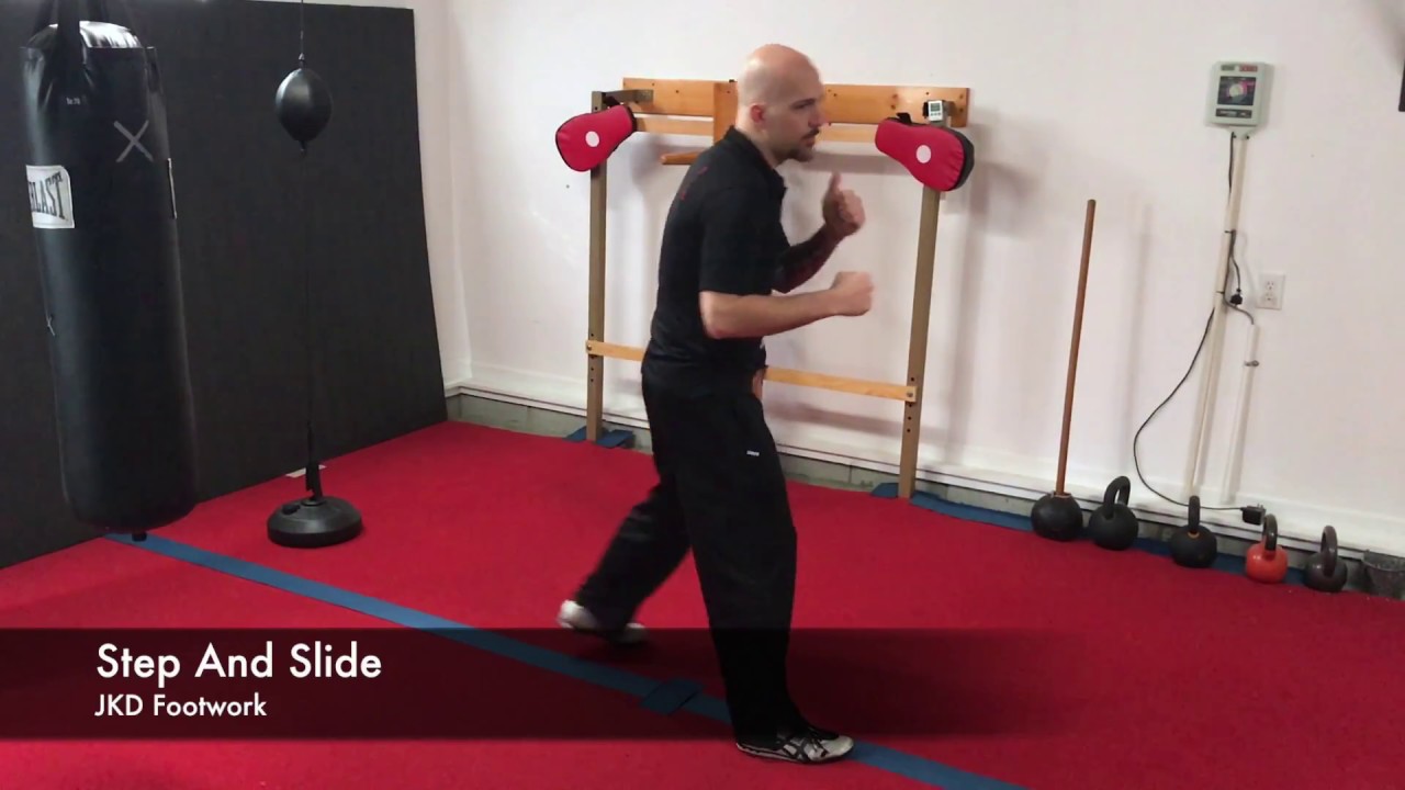 Step and Slide - JKD Footwork - YouTube