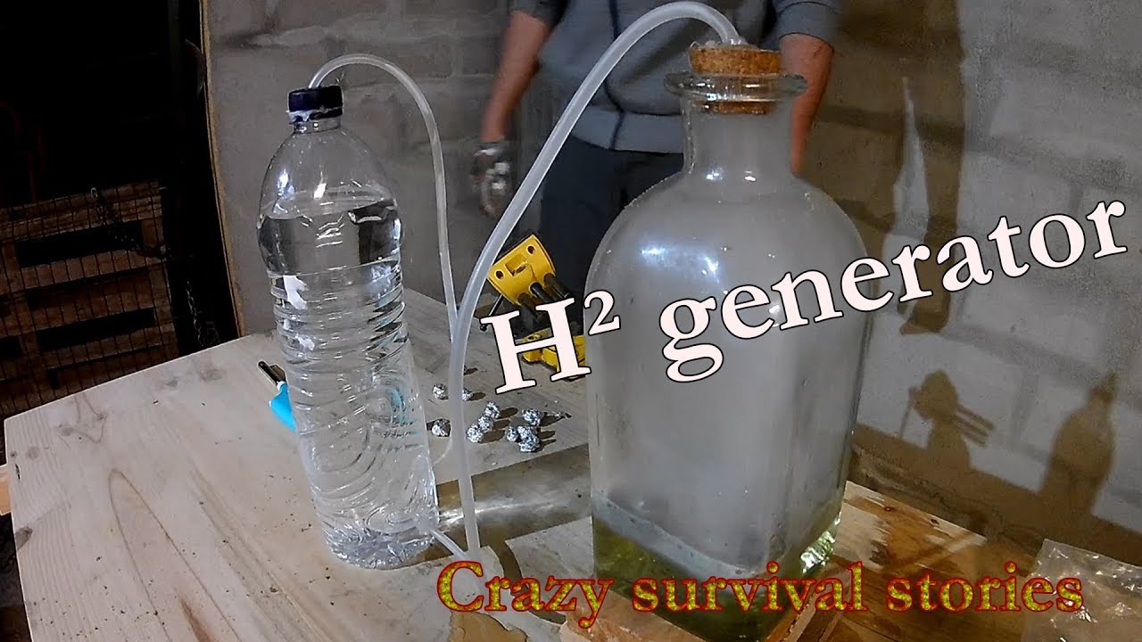 How to make homemade hydrogen gas 🔥 - YouTube