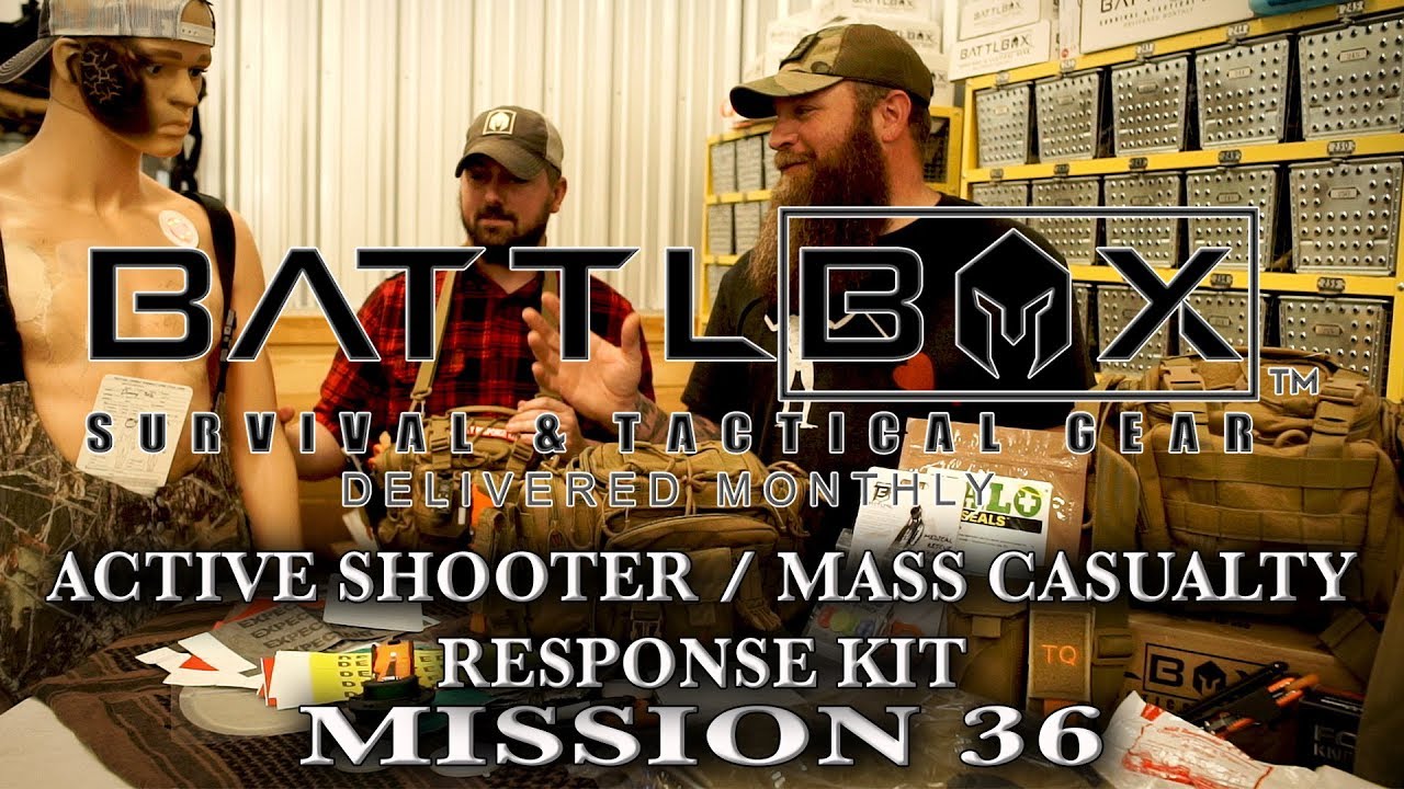 BATTLBOX MISSION 36 BREAKDOWN - ACTIVE SHOOTER / CASUALTY RESPONSE KIT ...