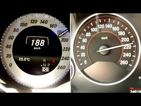 2015 Mercedes E180 vs 2016 BMW 320i ED | Top Speed