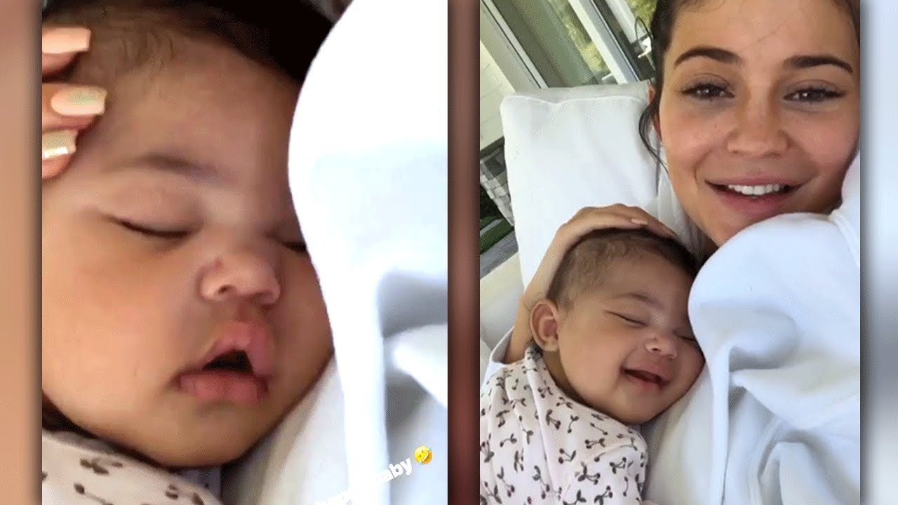 Kylie Jenner's CUTE STORMI Smiling Video, Wins The Internet - YouTube