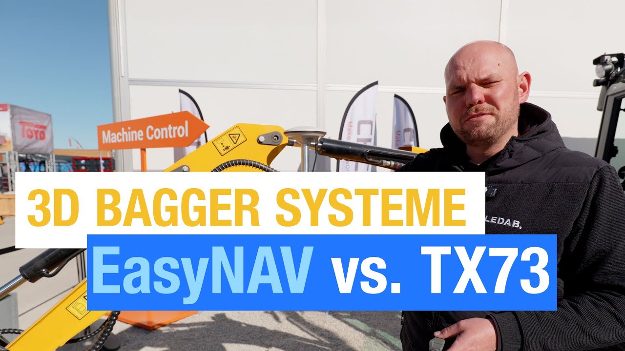 Zuverlässige & günstige 3D-Baggersteuerung – EasyNAV & TX73 von CHCNAV ...