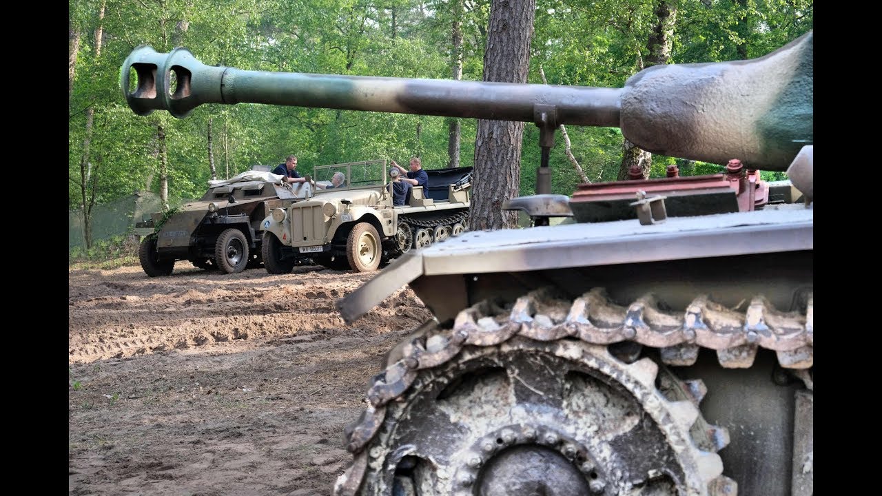 MILITRACKS 2019: Driving german tanks , halftracks and wheeled vehicles ...