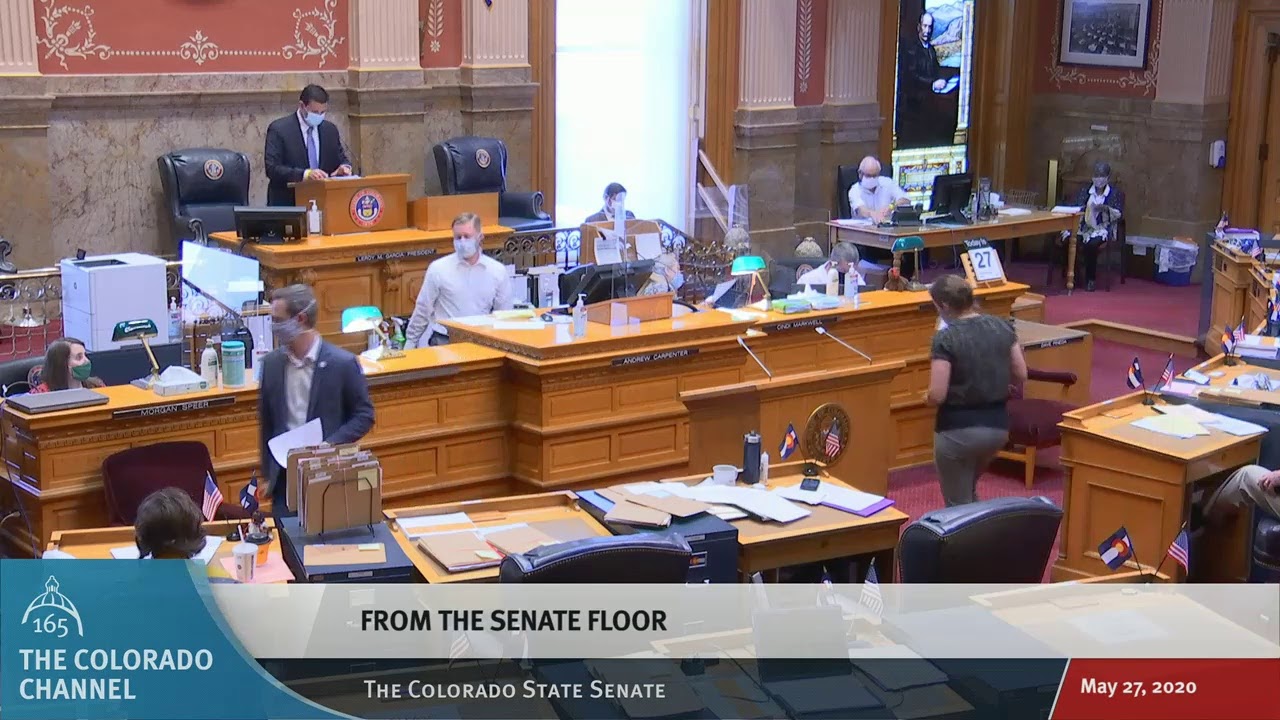 Colorado Senate 2020 Legislative Day 070 - YouTube