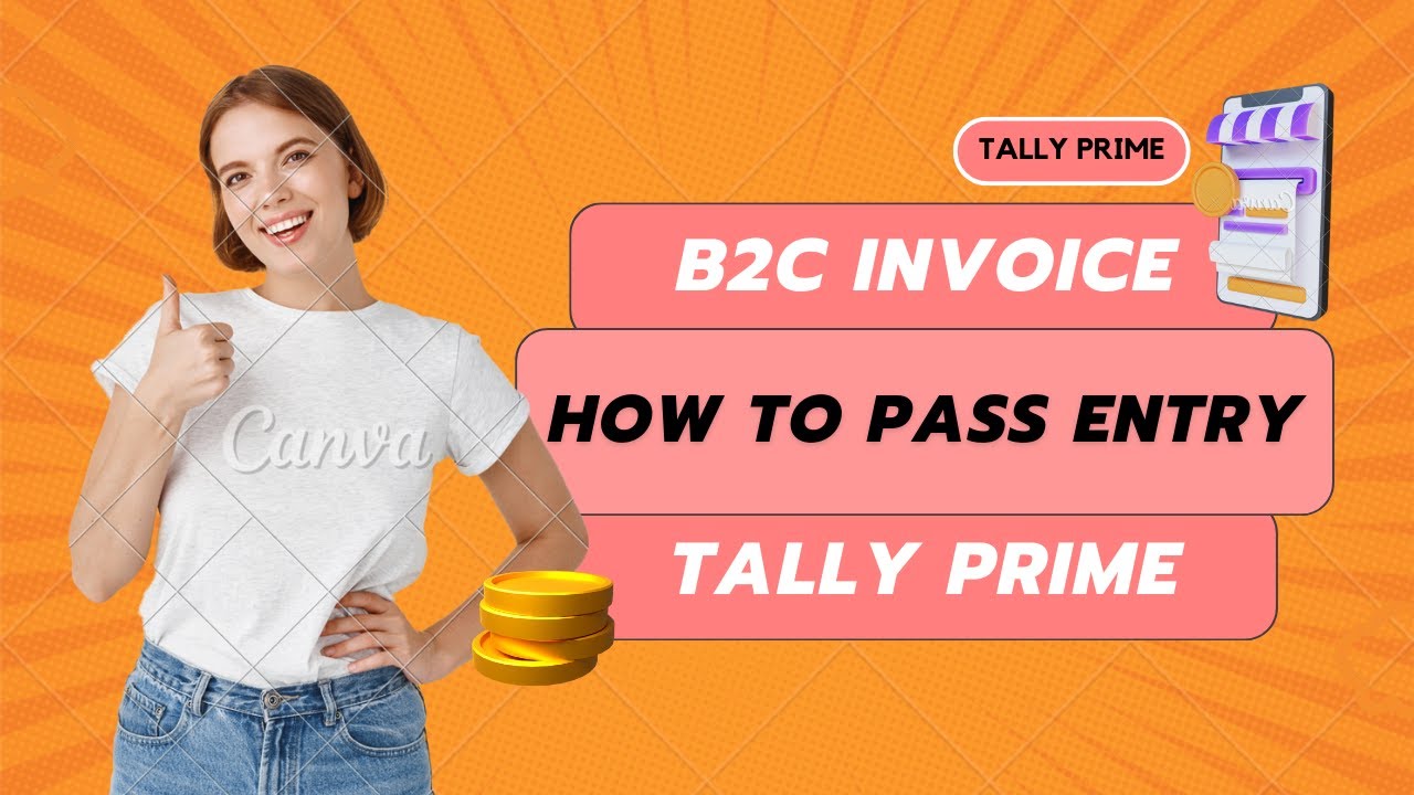 B2C Data Entry Pass in Tally (Hindi) | B2C Invoice | B2C Entry in Tally Prime | Tally ERP9 Entry ...