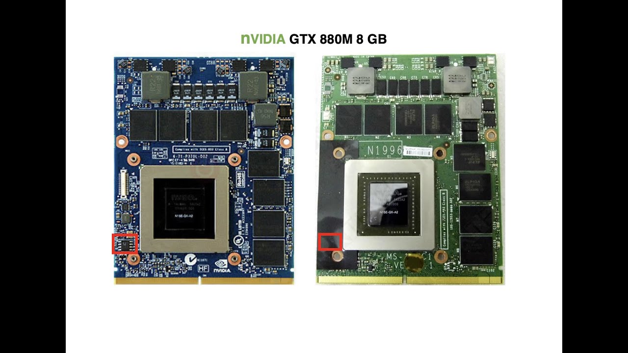 Actualización y Programación nVIDIA GeForce GTX 880M en iMac A1311 ...