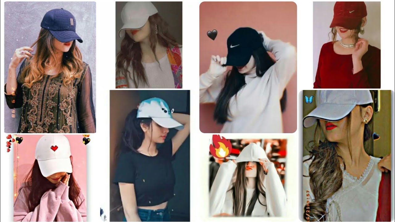 Awesome hidden face girls dpz with cap | girls cute photography ideas ...