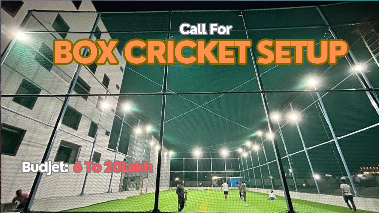 Box Cricket Setup in Rajahmundry | Sports Net Installation | Sports ...