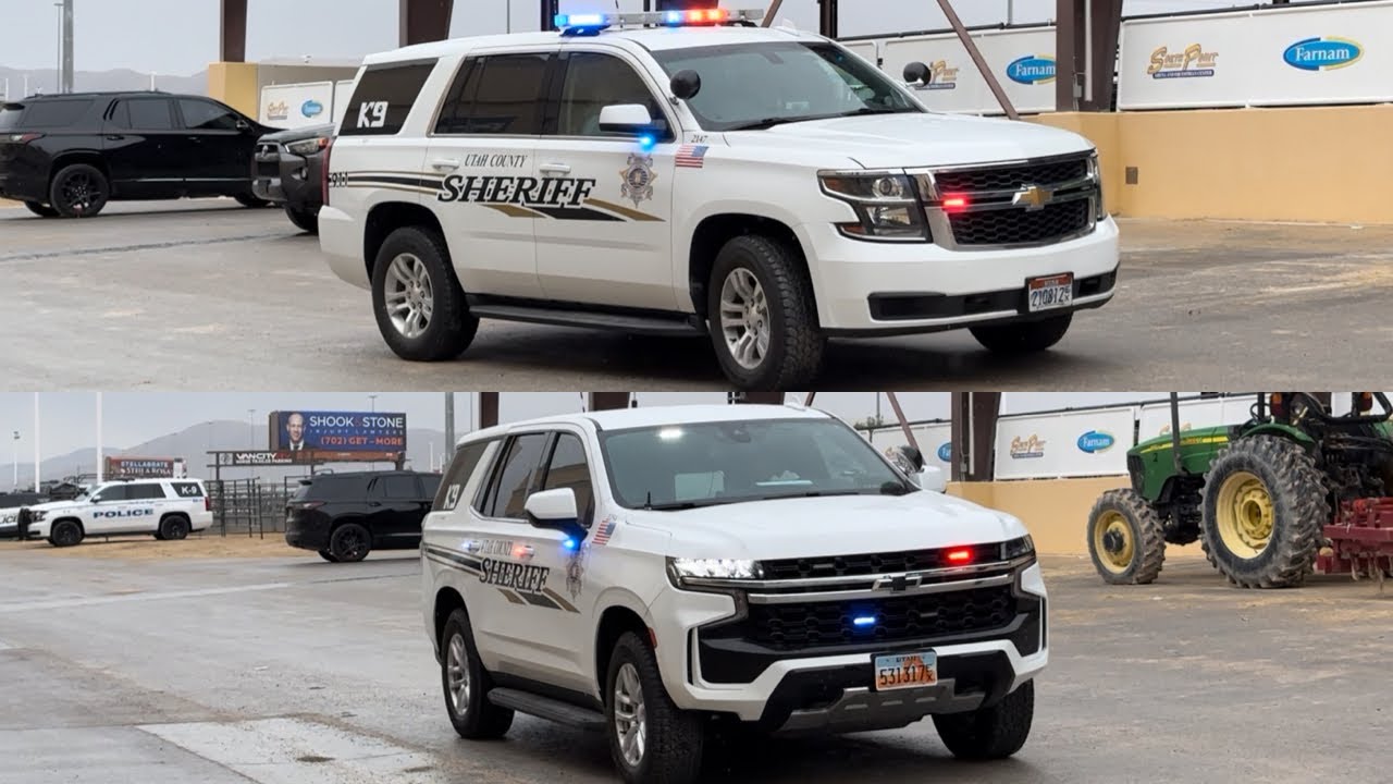 2 Utah County Sheriff’s Office K9 Tahoes Code 3 - YouTube