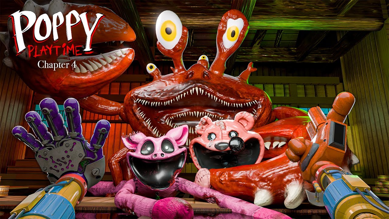 Poppy Playtime: Chapter 4 - Monster FIGHT! (Gameplay #107) - YouTube