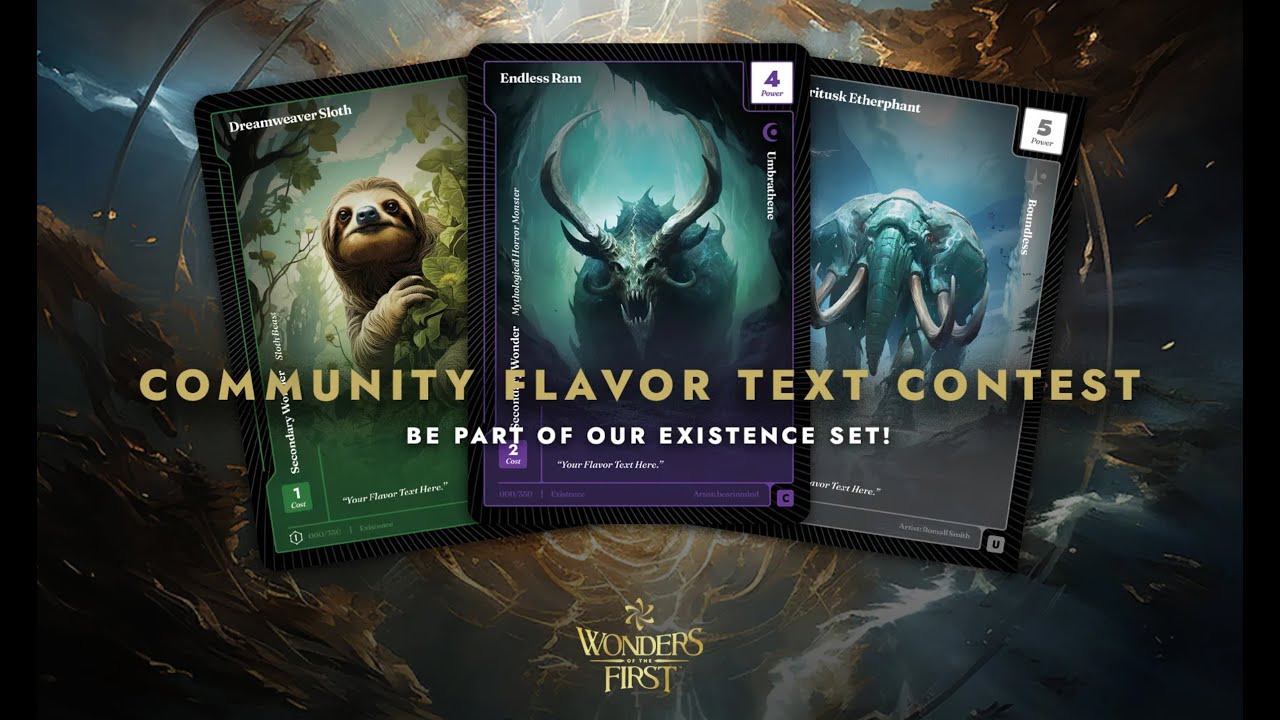 Wonders of The First: Existence Community Flavor Text Winners! - YouTube