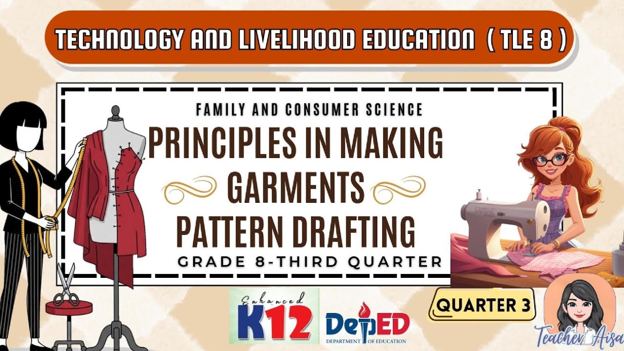 ENHANCED K12-TLE 8 (FCS-3RD QTR) Principles in Making Garments: Pattern ...