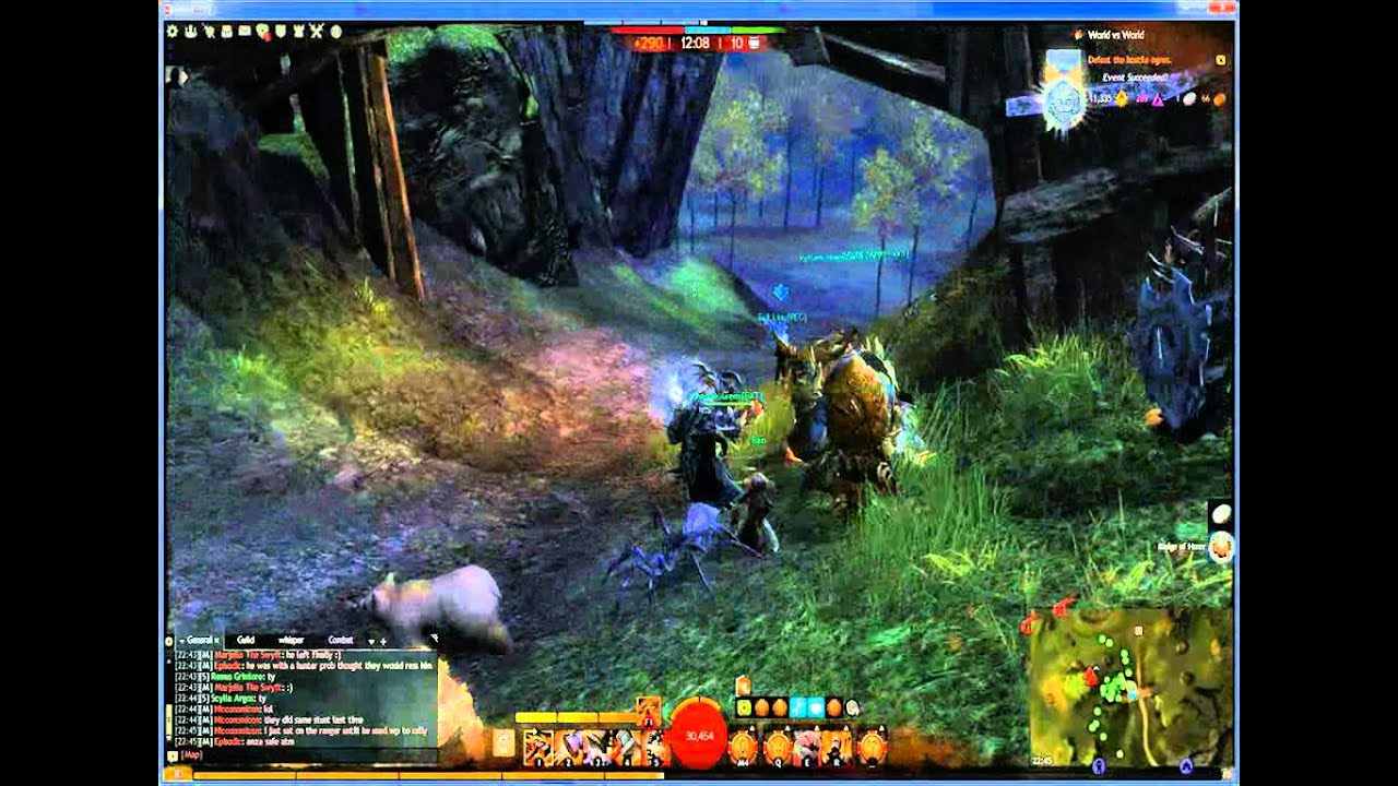 Sfr v Elona v Riverside17.07.2013. WvW warrior - YouTube