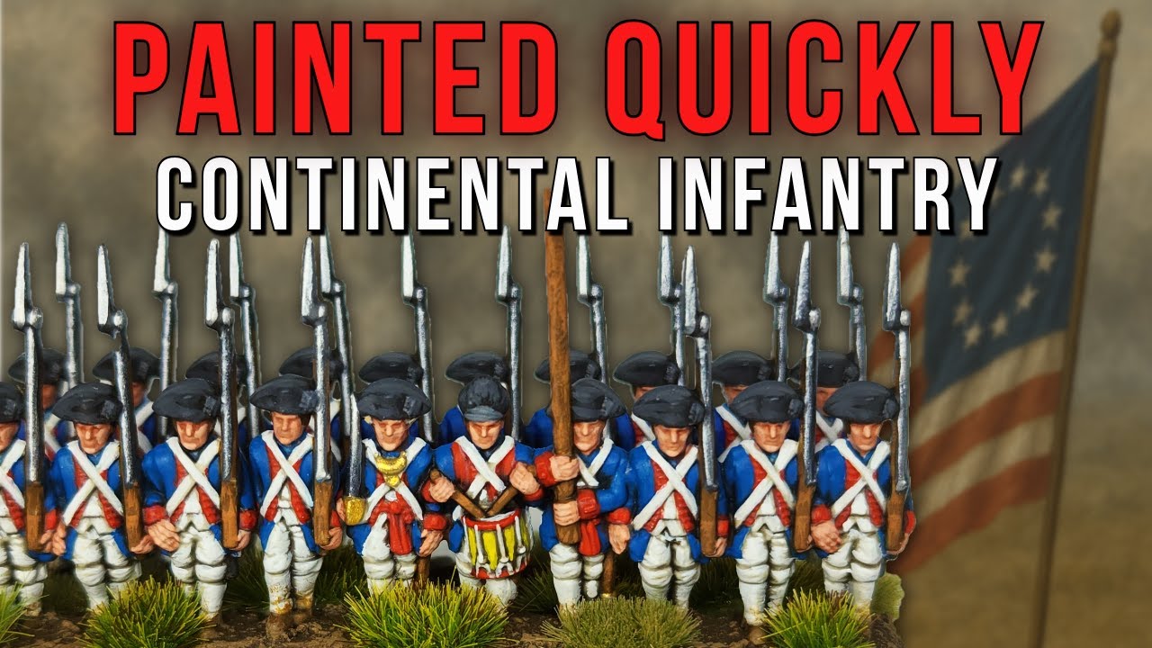 US Continental Infantry | AWI Epic Battles | Revolutionary Wars ...