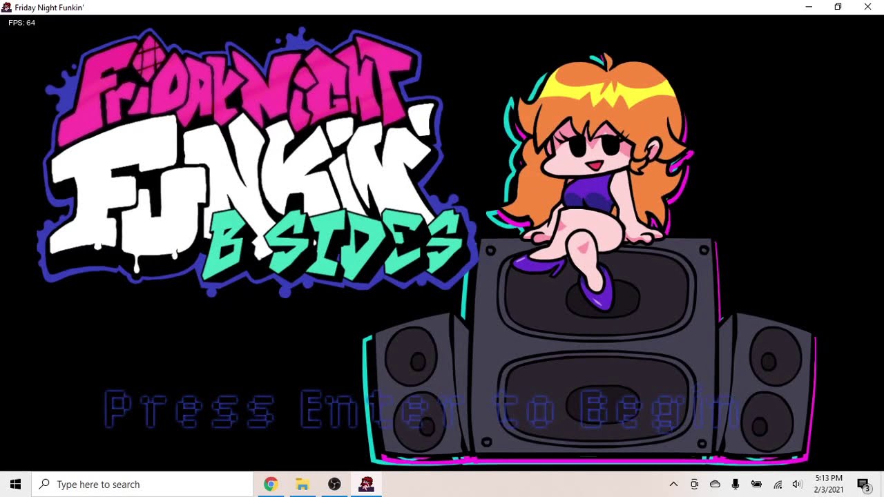 friday night funkin b-side title screen remix - YouTube