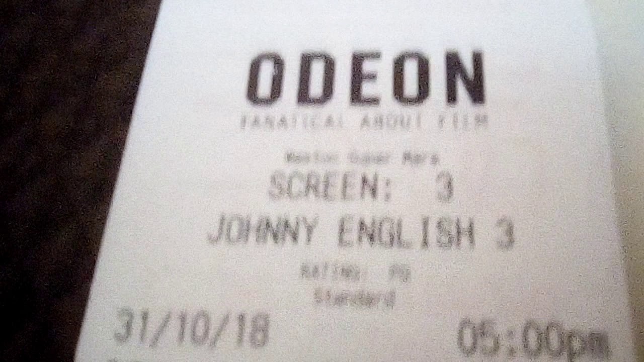 Odeon tickets. - YouTube
