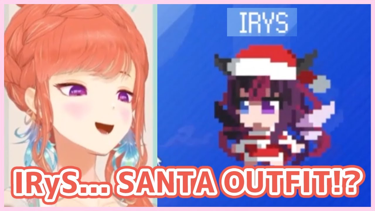 Kiara learns that IRyS got Sanata Outfit in HoloCure【Hololive】 - YouTube