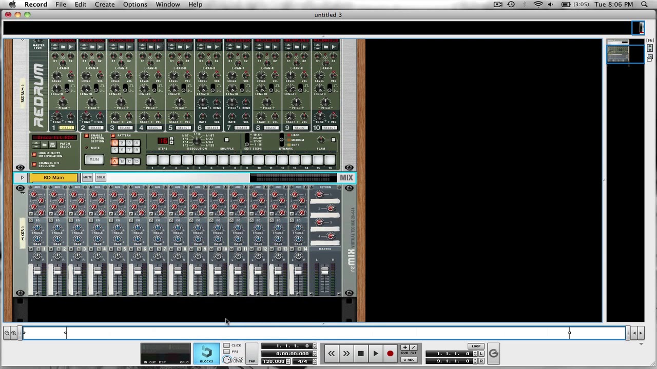 Advanced Mixing With Redrum In Reason 5/Record 1.5 - YouTube