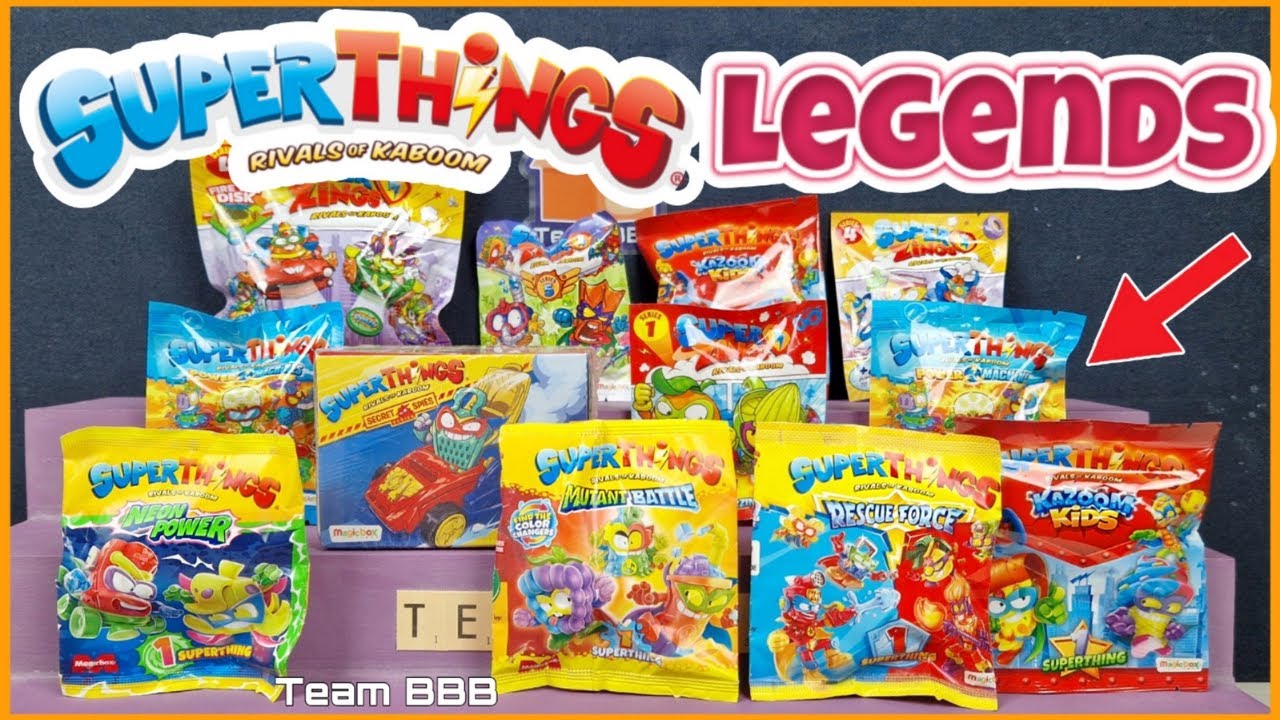 SUPERTHINGS LEGENDS Release Day Special! Superzings opening! Every ...