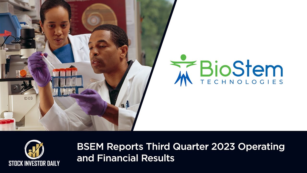 BSEM Reports Third Quarter 2023 Operating and Financial Results - YouTube
