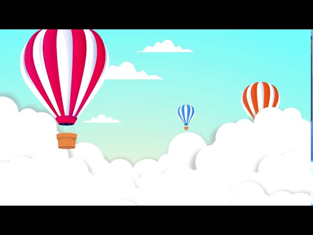 Animated Hot Air Balloon Wallpaper