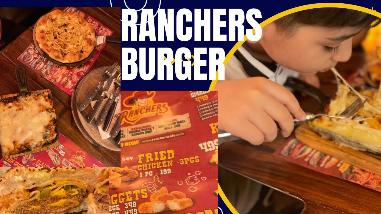 Ranchers Beef Burgers food Review| Lahore Food - YouTube