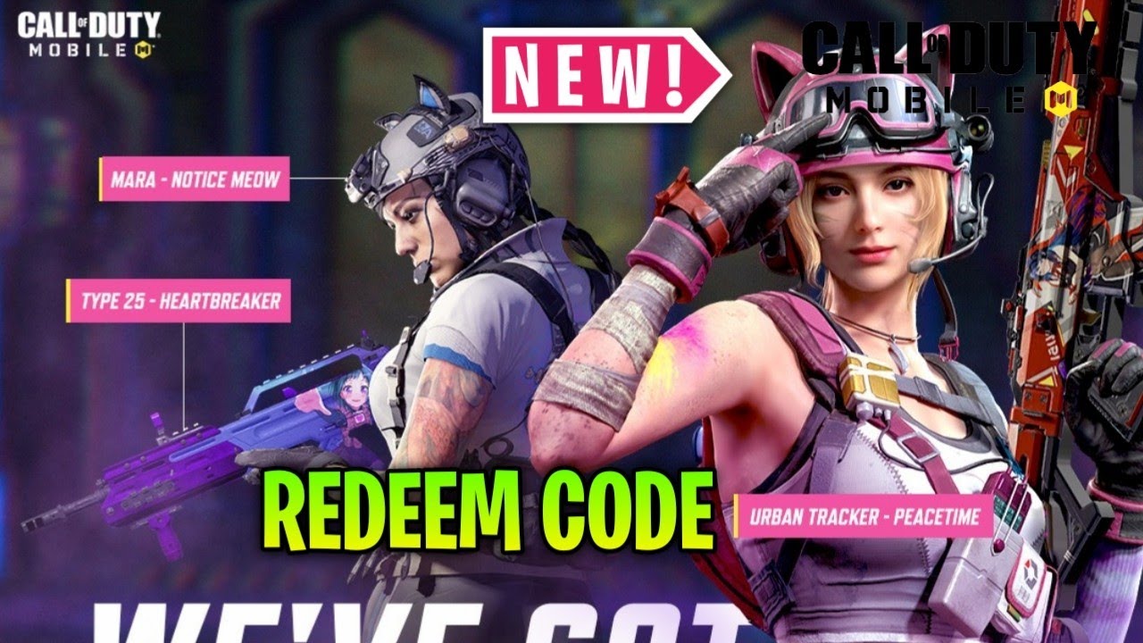 REDEEM CODE URBAN TRACKER PEACE TIME MARA NOTICE MEOW CRATE CODM SEASON ...