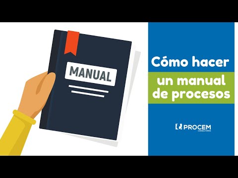 Cómo hacer un manual de procesos