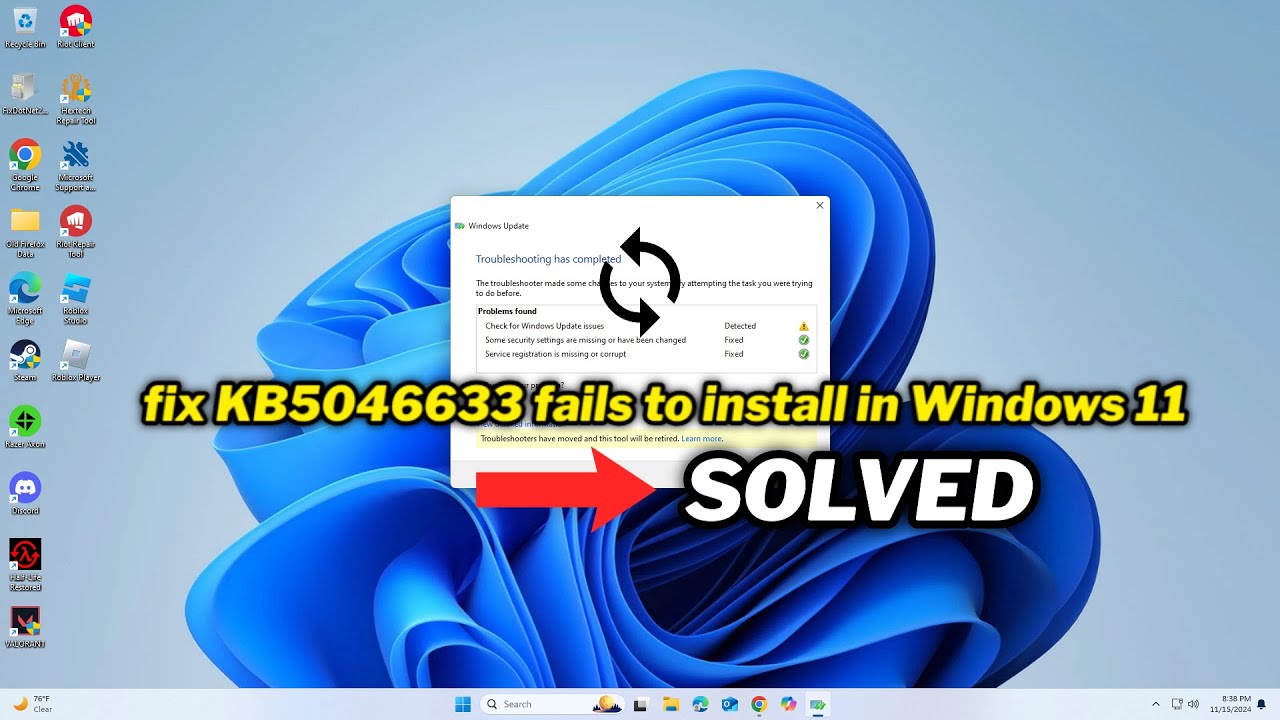 (FIXED) KB5046633 fails to install in Windows 11 - YouTube