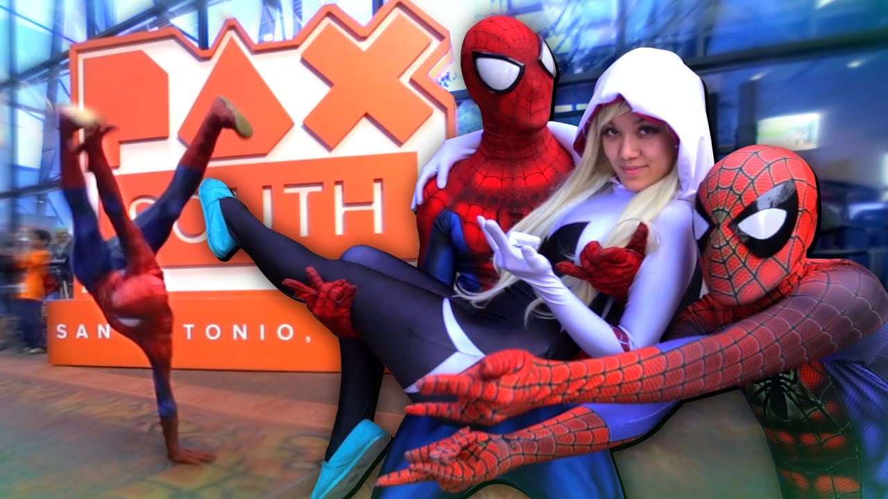 Spider-Man VS PaxSouth 2016 Break Dancing Bboy Style Ft. SpiderGwen ...
