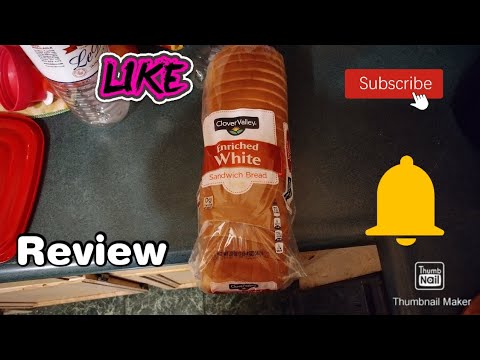 My Food Review on the Clover Valley Enriched White Sandwich 🥪 Bread 🍞 ...
