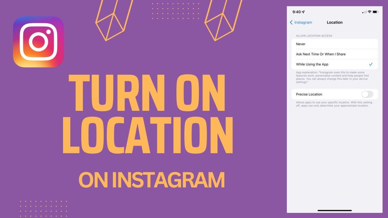 How to Turn ON Location on Instagram | 2023 - YouTube