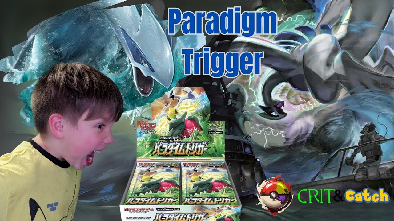 Legendary Lugia Hunt! Paradigm Trigger Booster Box Unboxing - YouTube
