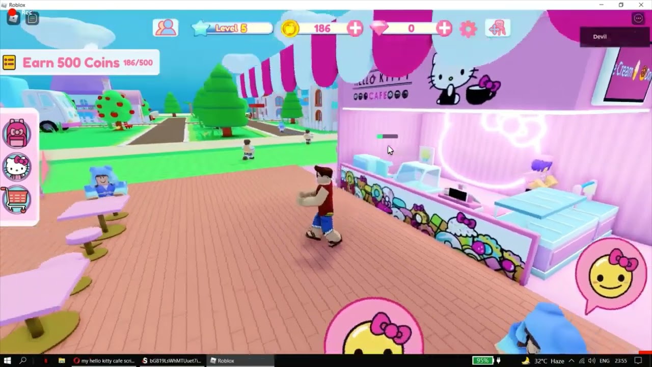 My Hello Kitty Cafe autofarm script passtebin - YouTube