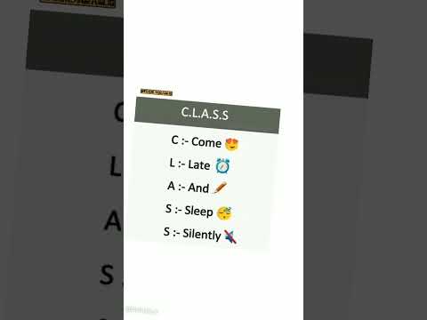 class full form - YouTube