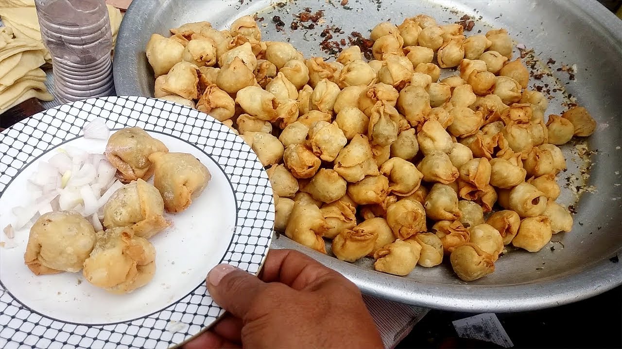 Very Tasty Street Food Gura Singara Recipe | How They Make Gura Small ...