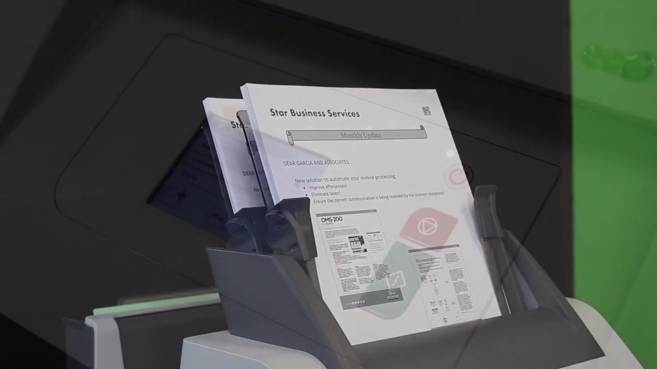 SALMONT - Mašina za kovertiranje Neopost DS 35 - YouTube