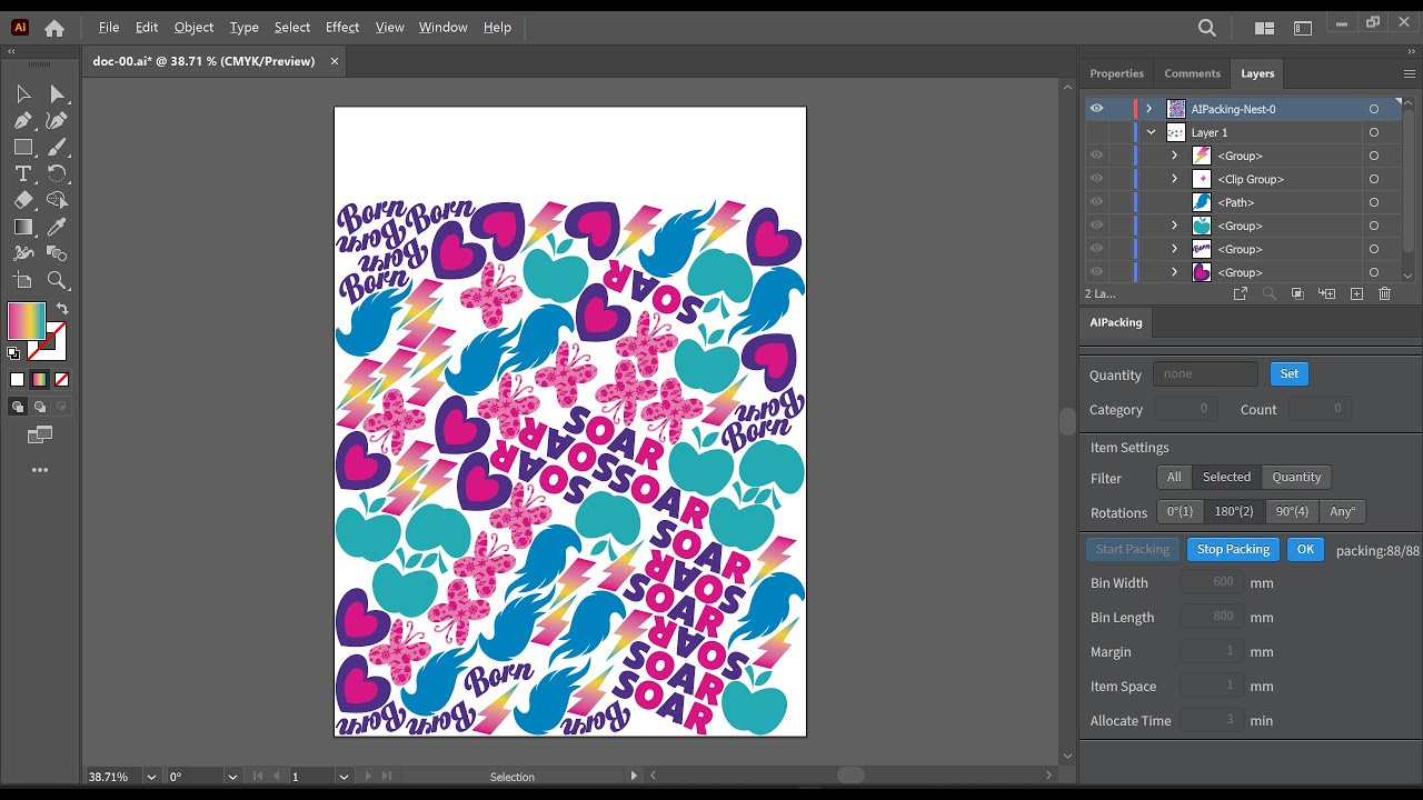 Packing Layout Optimization for Adobe Illustrator, Boost Efficiency ...