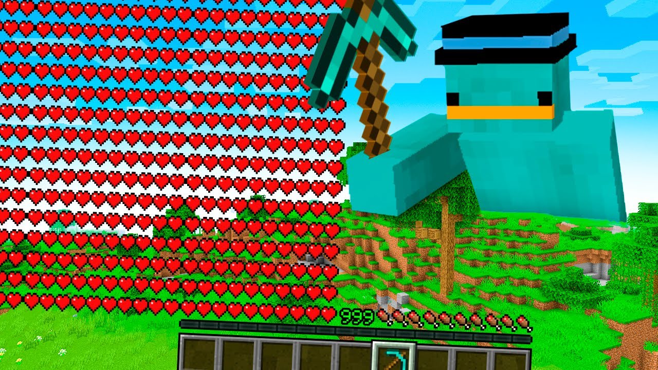 Con Cada CORAZÓN Me Hago MÁS GRANDE en Minecraft! - YouTube