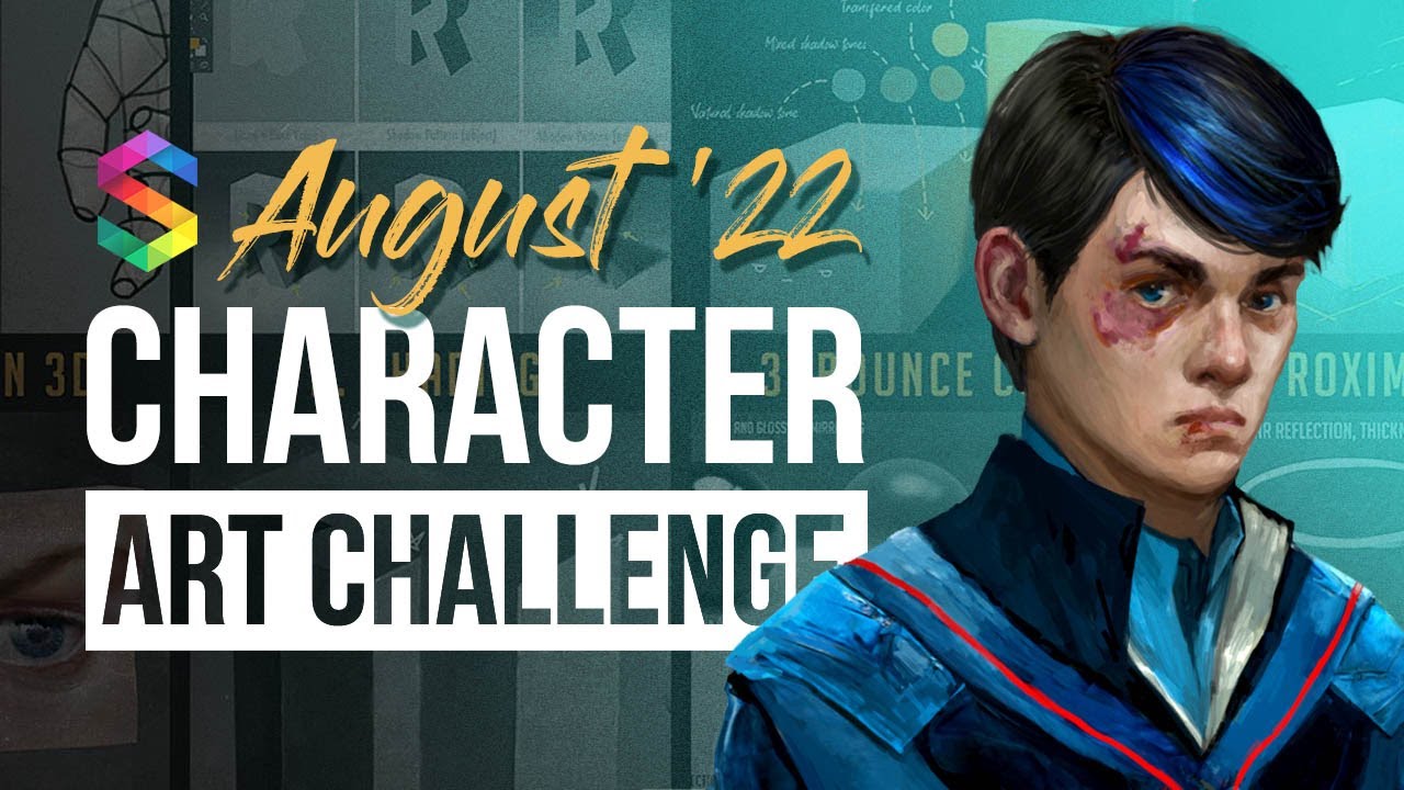 August '22 Character Art Challenge Rundown - YouTube